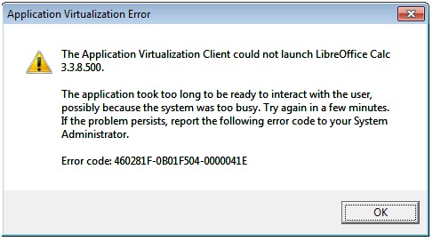 While launching LibreOffice I receive an error message - Techyv.com